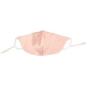 2 Layer Luxe Mulberry Silk Face Mask - Navy | June Silk